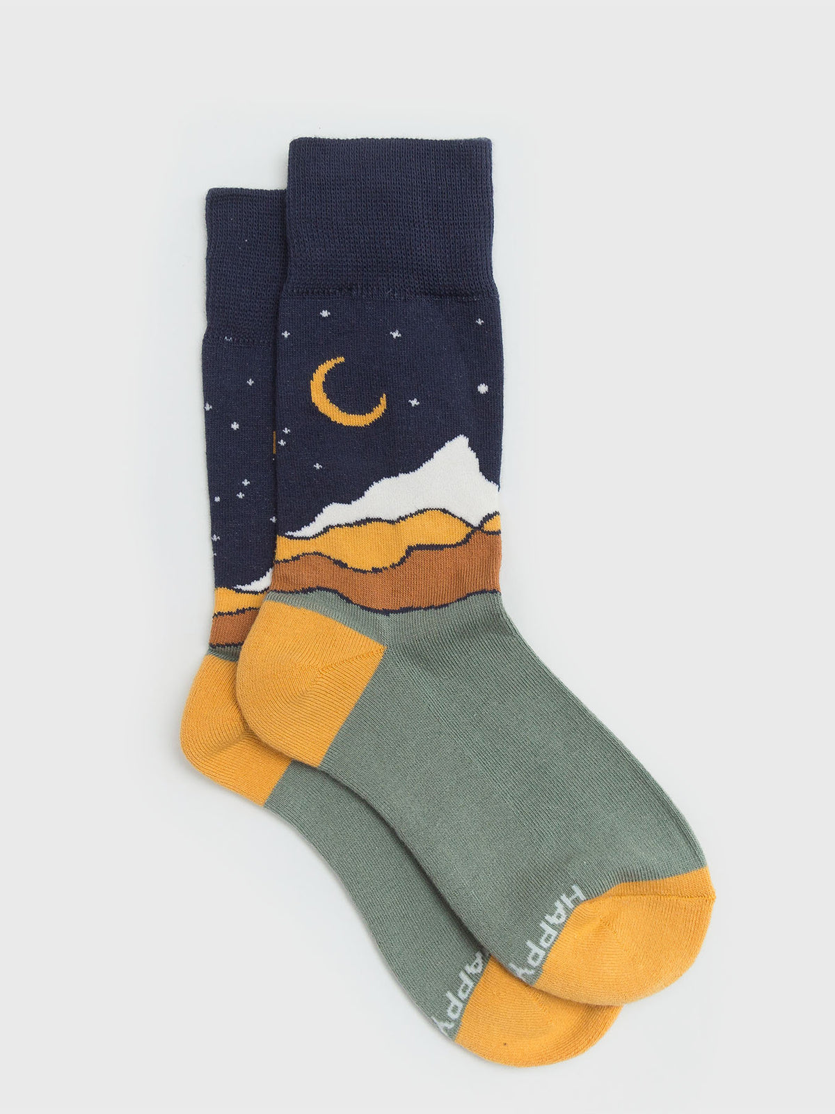 Starry Night Organic Cotton Crew Socks