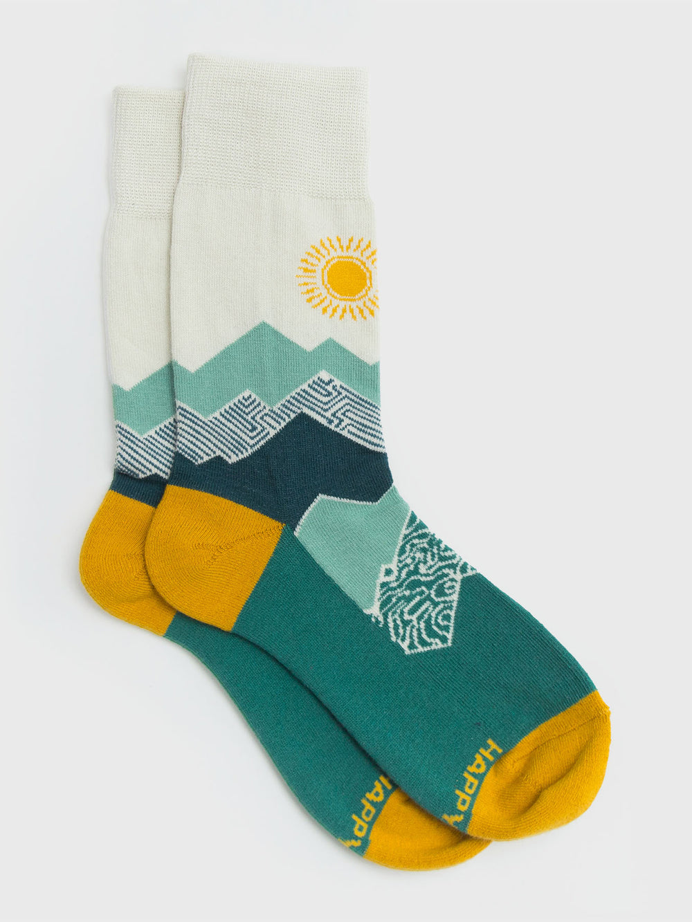 Nature-Inspired Organic Crew Socks | Happy Earth
