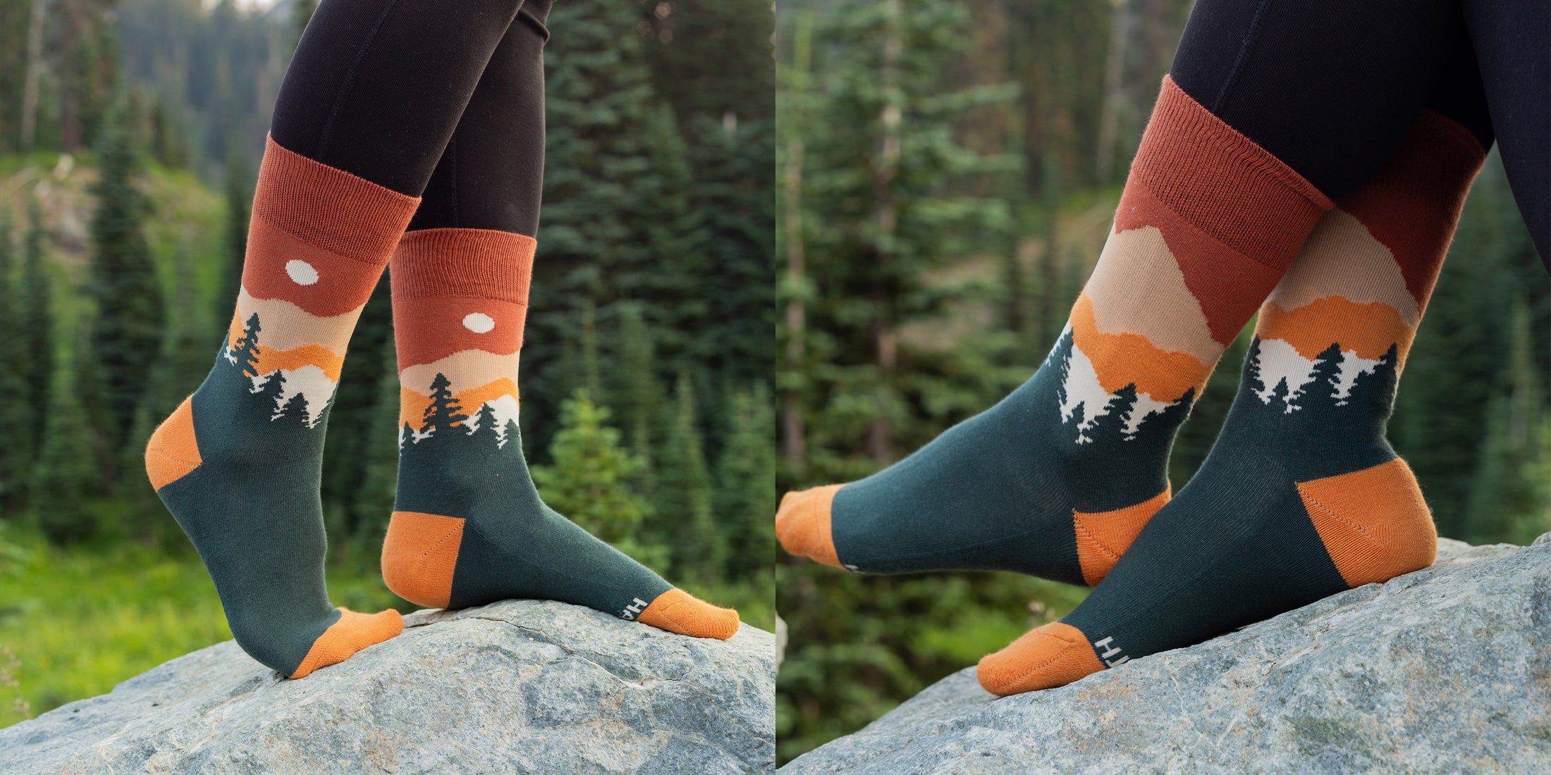 Nature-Inspired Organic Crew Socks | Happy Earth