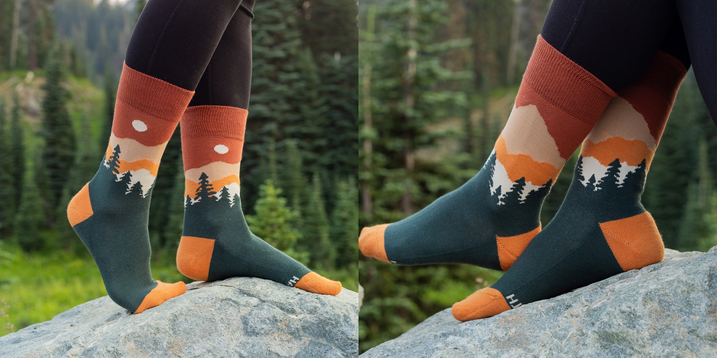 Nature-Inspired Organic Crew Socks | Happy Earth