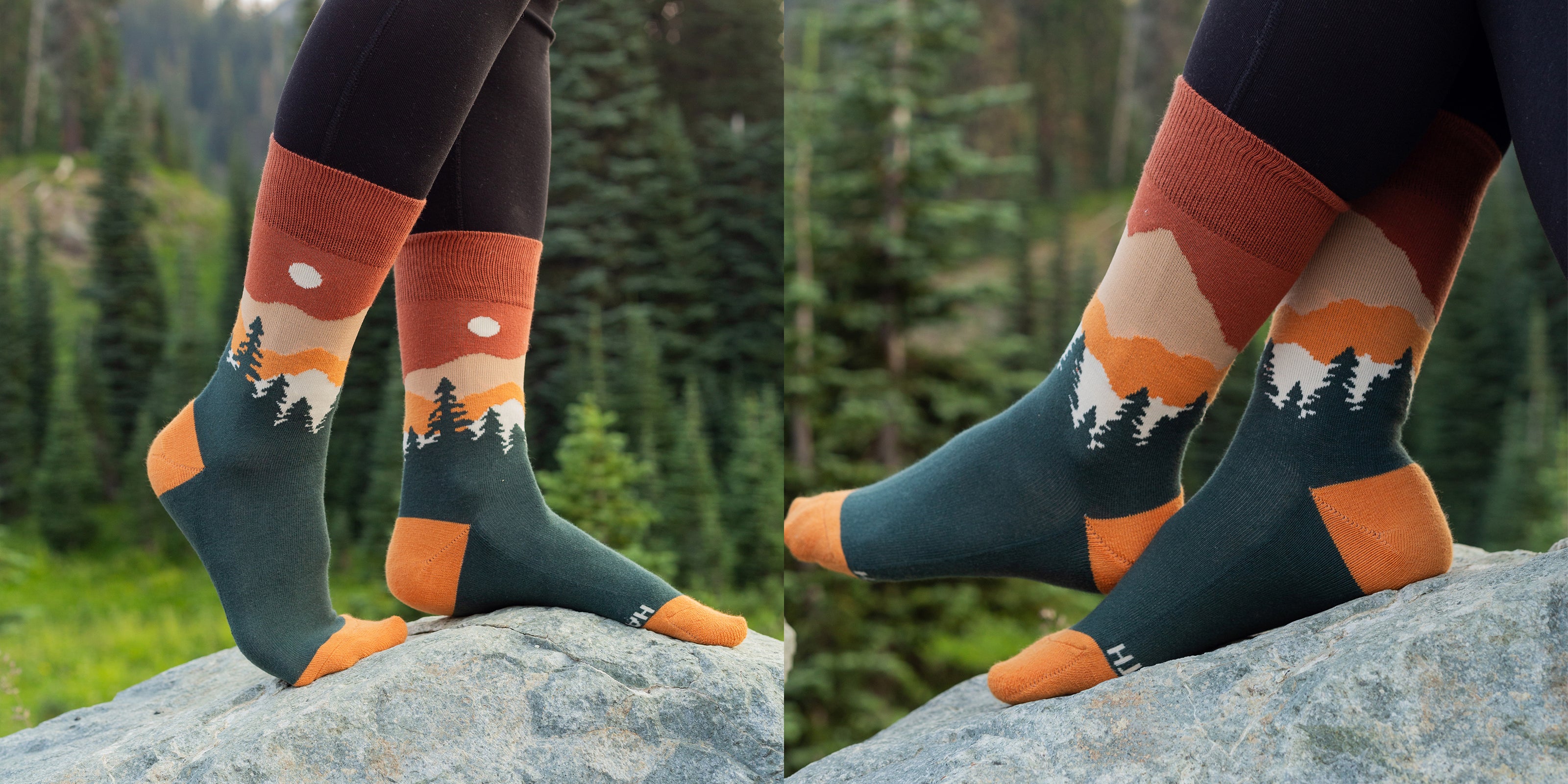 Nature-Inspired Organic Crew Socks | Happy Earth