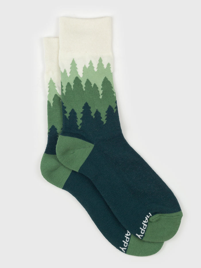 Nature-Inspired Organic Crew Socks | Happy Earth