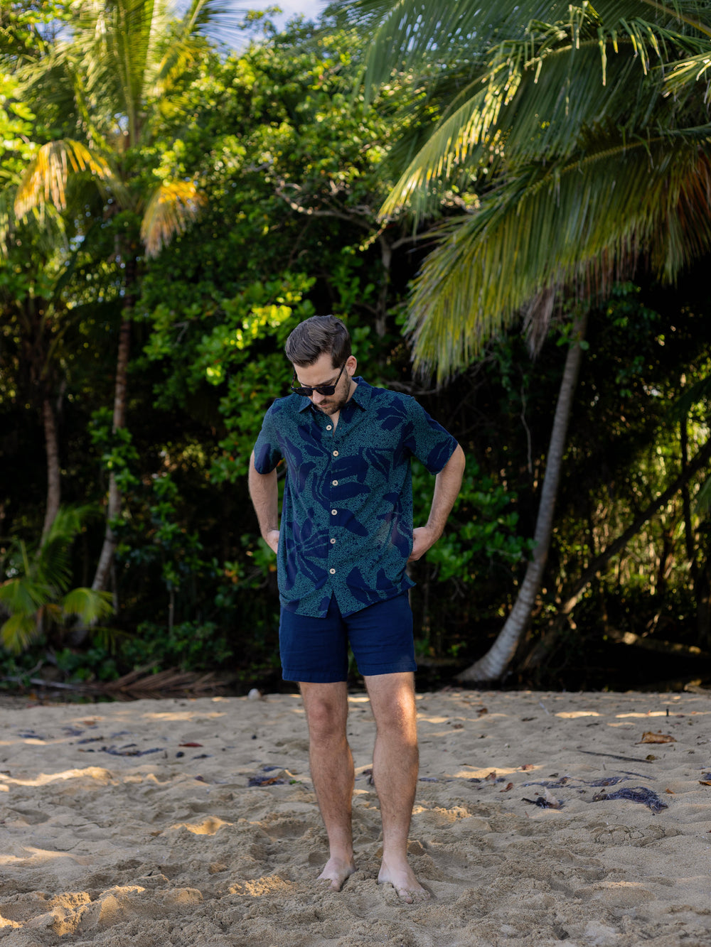 Organic Cotton Camp Shirt | Nightbloom