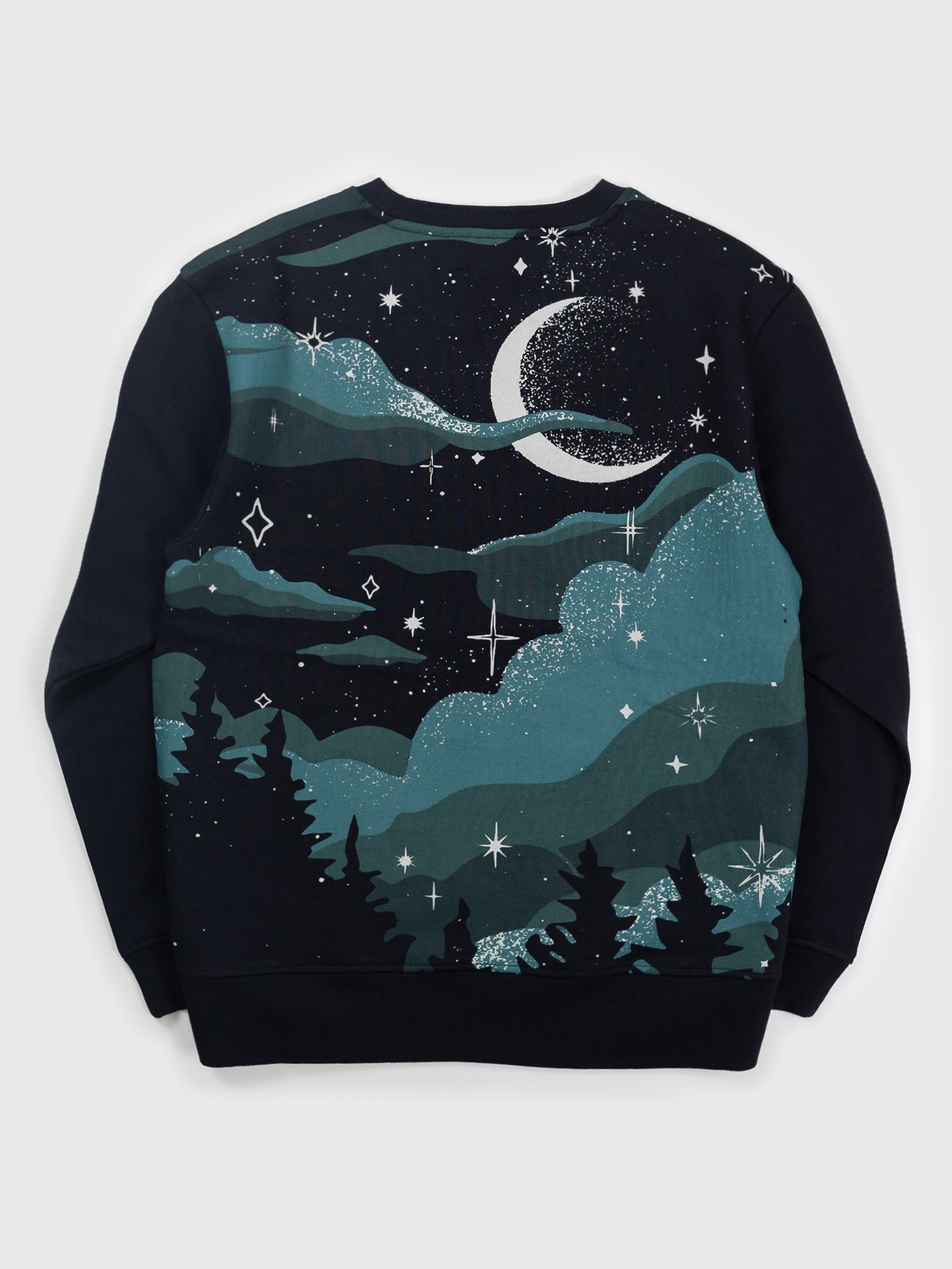 Nocturne Pullover - Organic Cotton Fleece Sweatshirt | Happy Earth