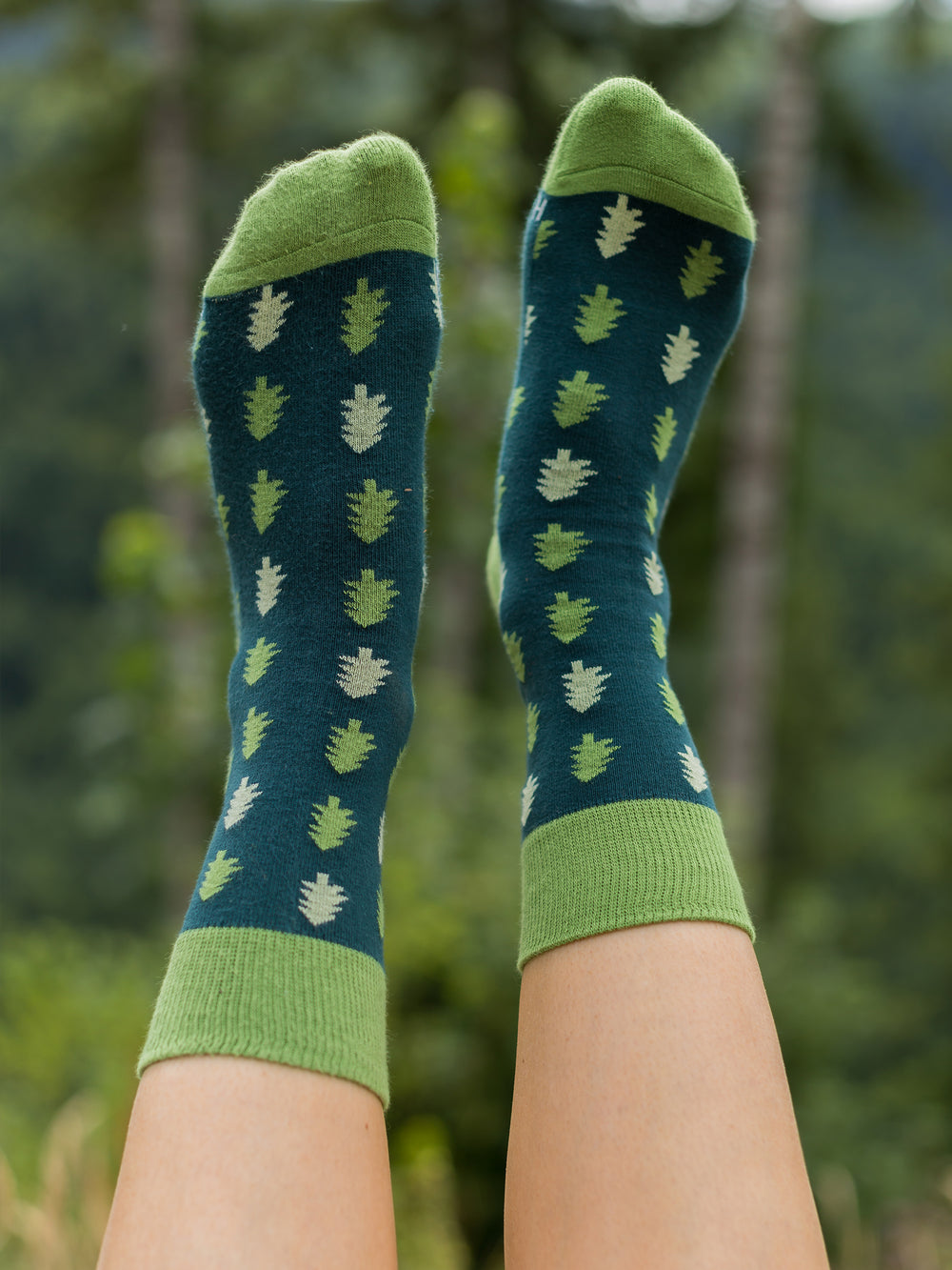 Nature-Inspired Organic Crew Socks | Happy Earth