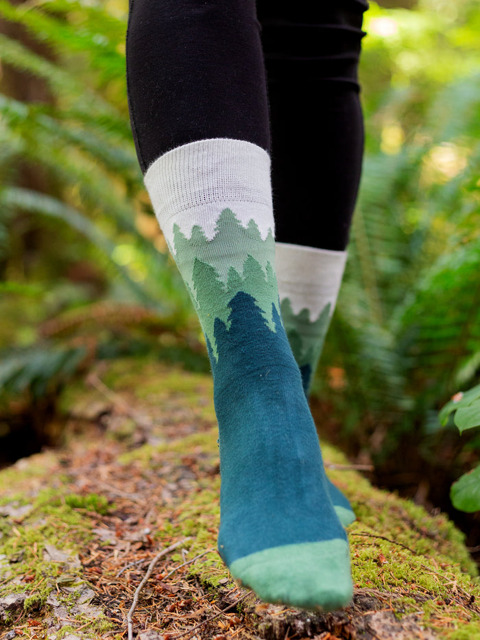 Nature-Inspired Organic Crew Socks | Happy Earth