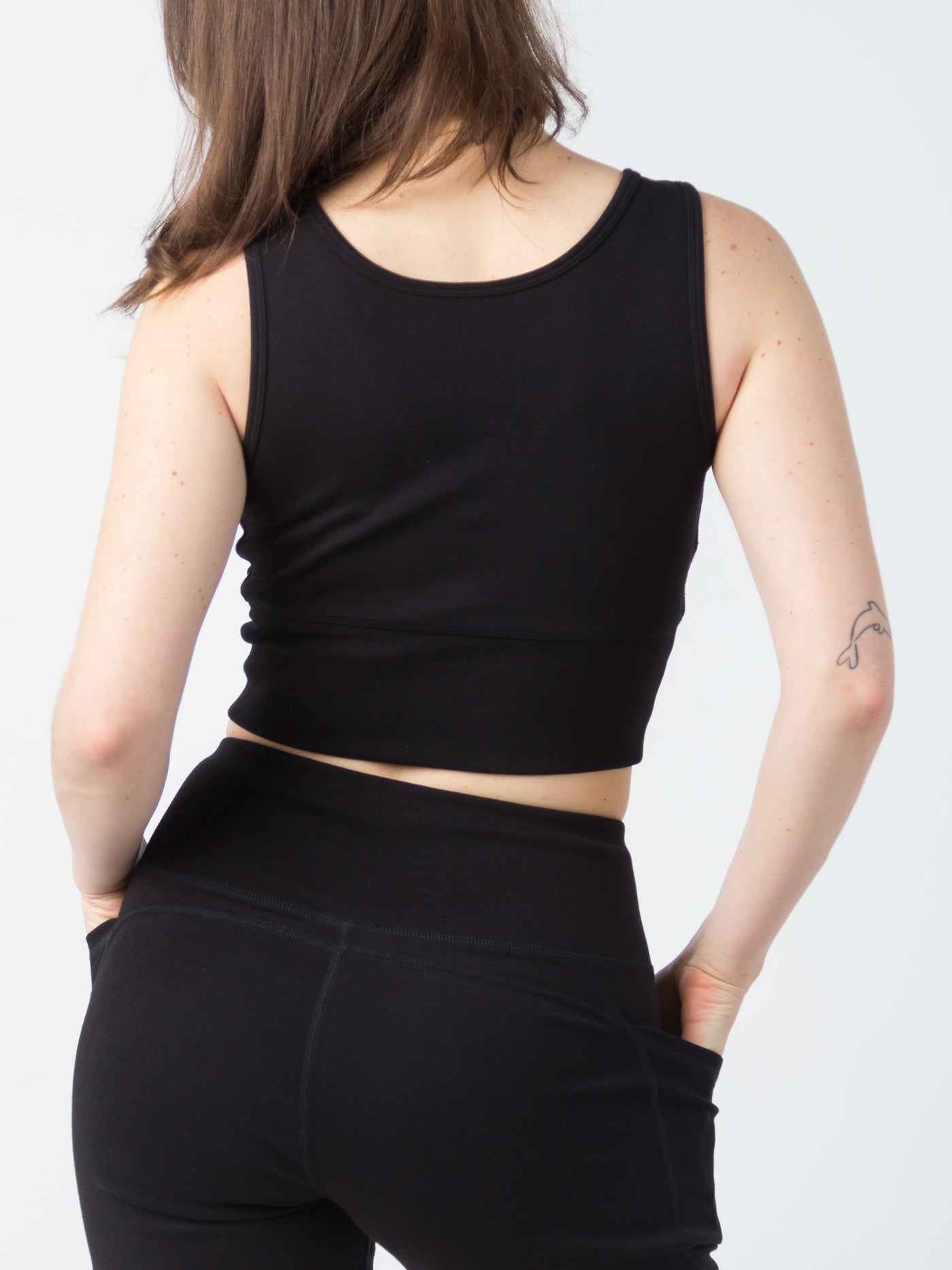 PlantTec Plant-Based Performance Tank - Ribbed / Black
